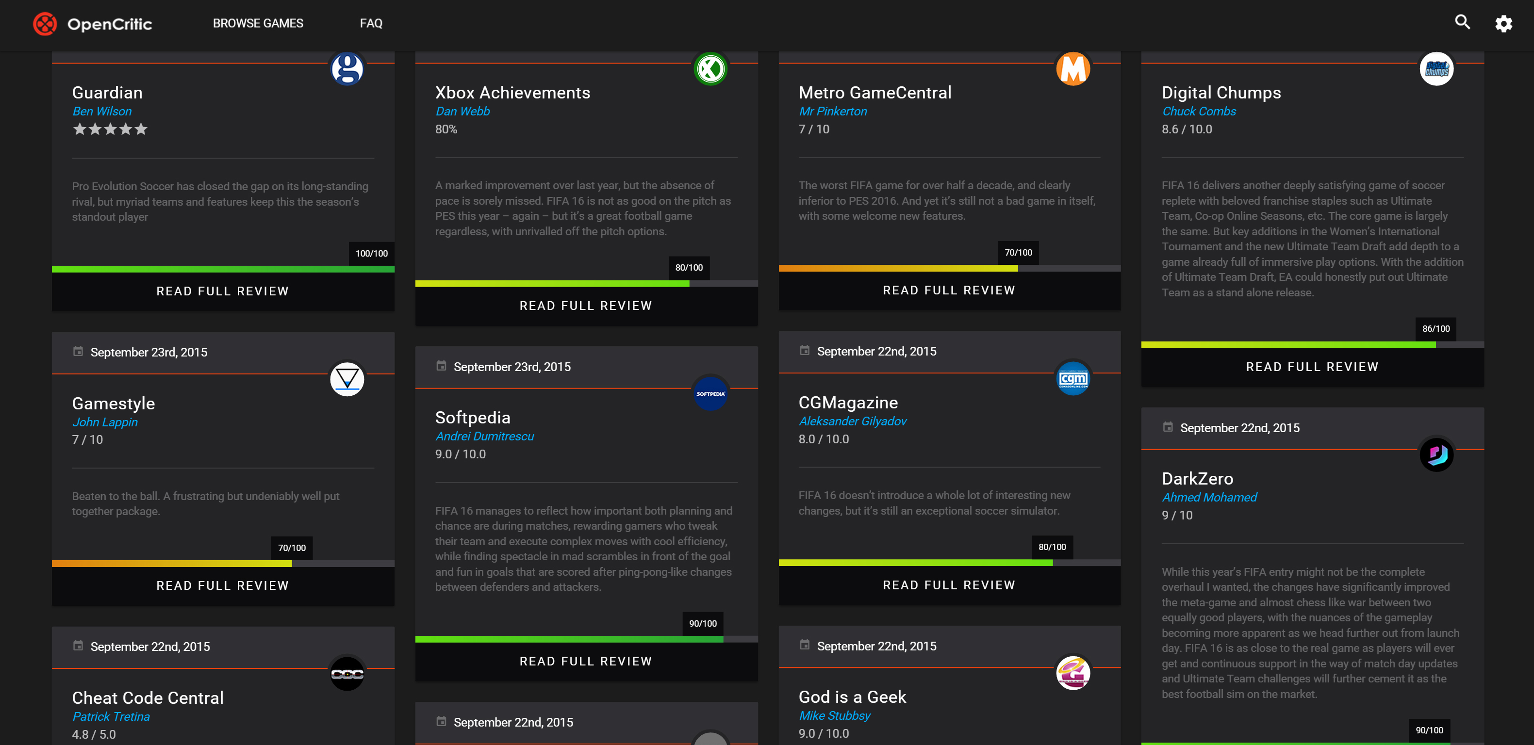 OpenCritic Looks To Change Review Aggregation