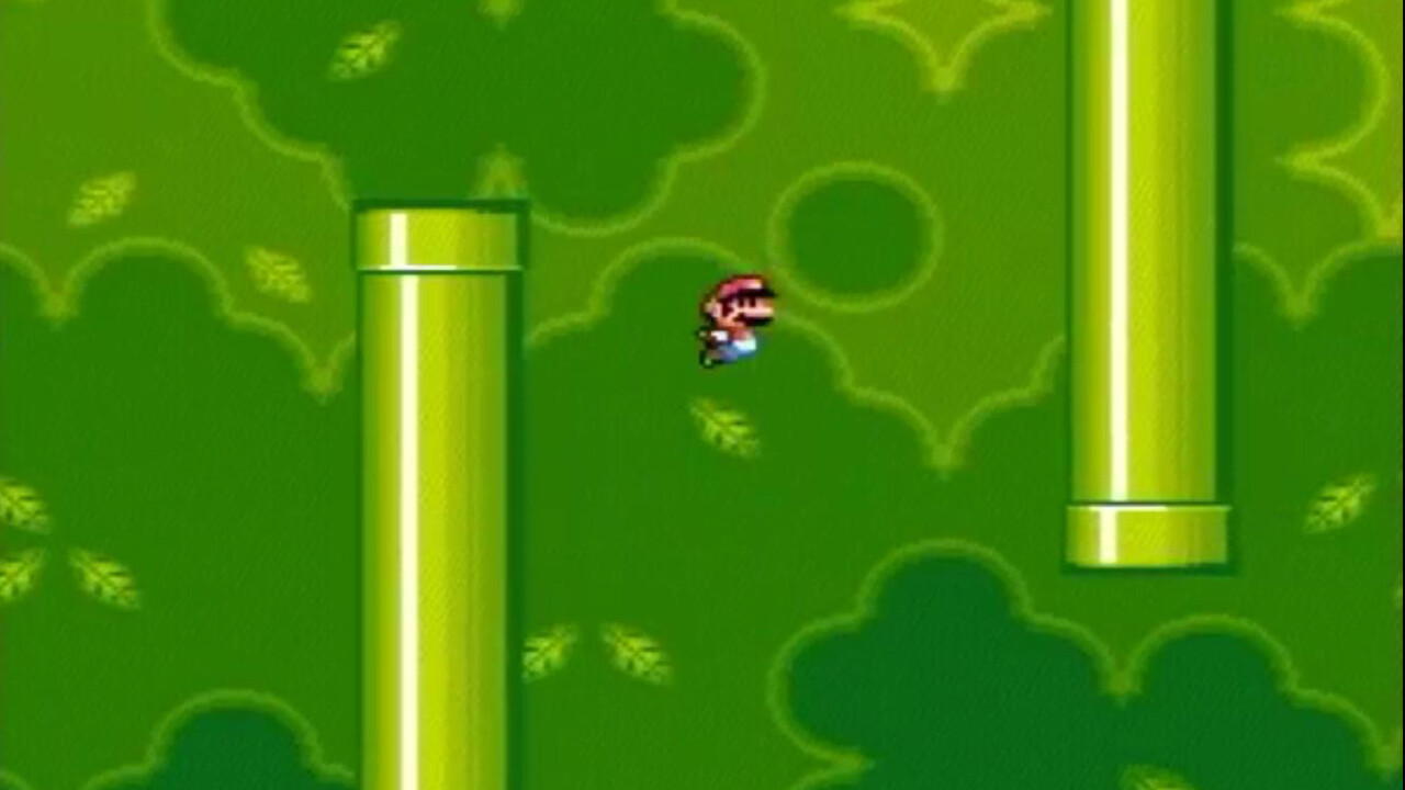 YouTuber Manually Creates Flappy Bird in Super Mario World