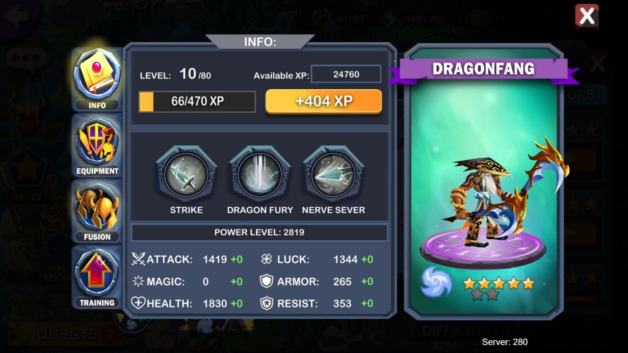 New MMORPG launched by Dawn of the Dragons developer.