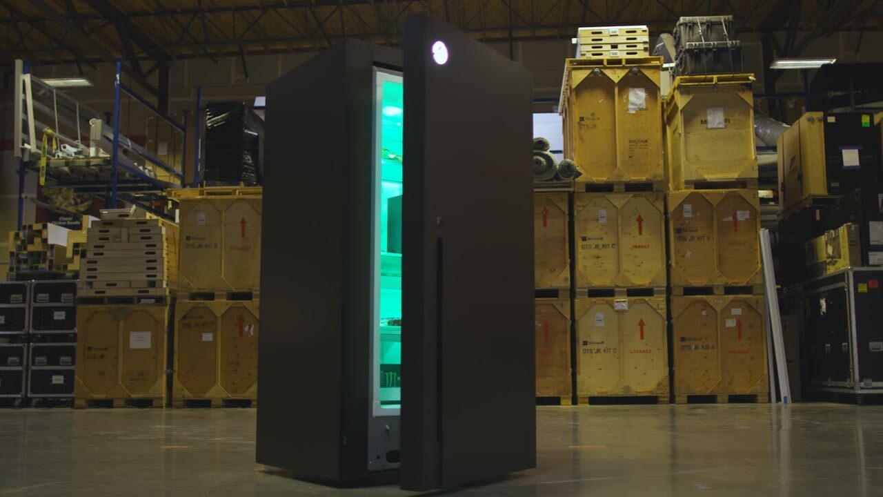 Xbox Series X doubles as a fridge!