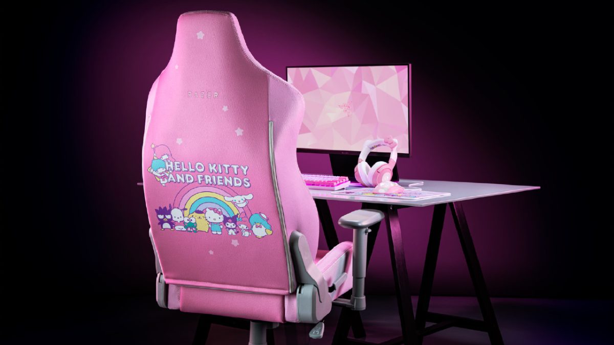 Razer partners with Hello Kitty for gaming gear.