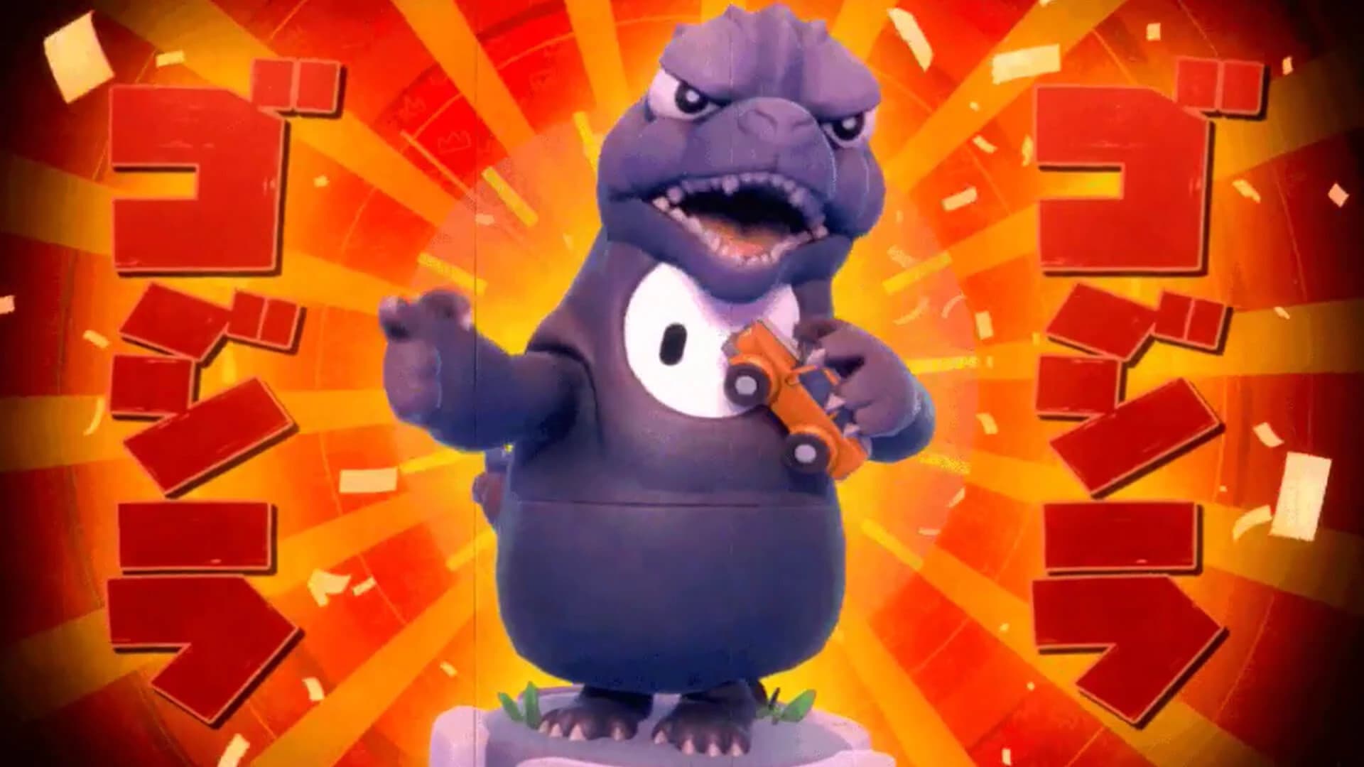 Fall Guys Unleashes Godzilla-Themed Accessories in Season 1