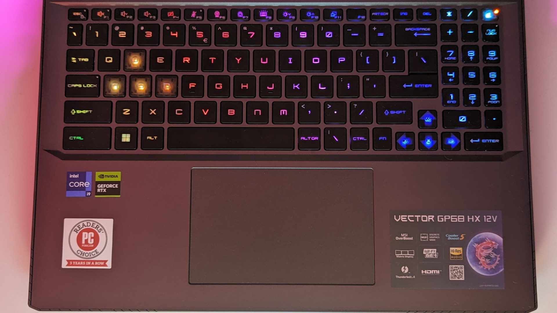 MSI Vector GP68 HX 12V Gaming Laptop Review - CGMagazine