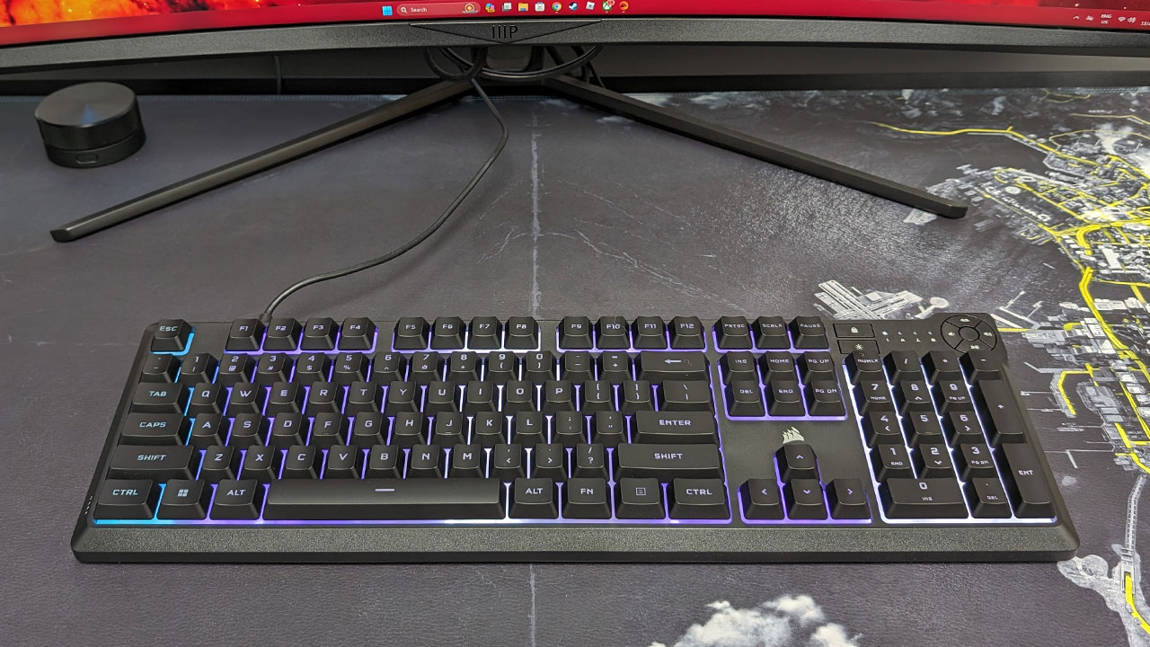 Corsair K55 Core Keyboard Review - CGMagazine