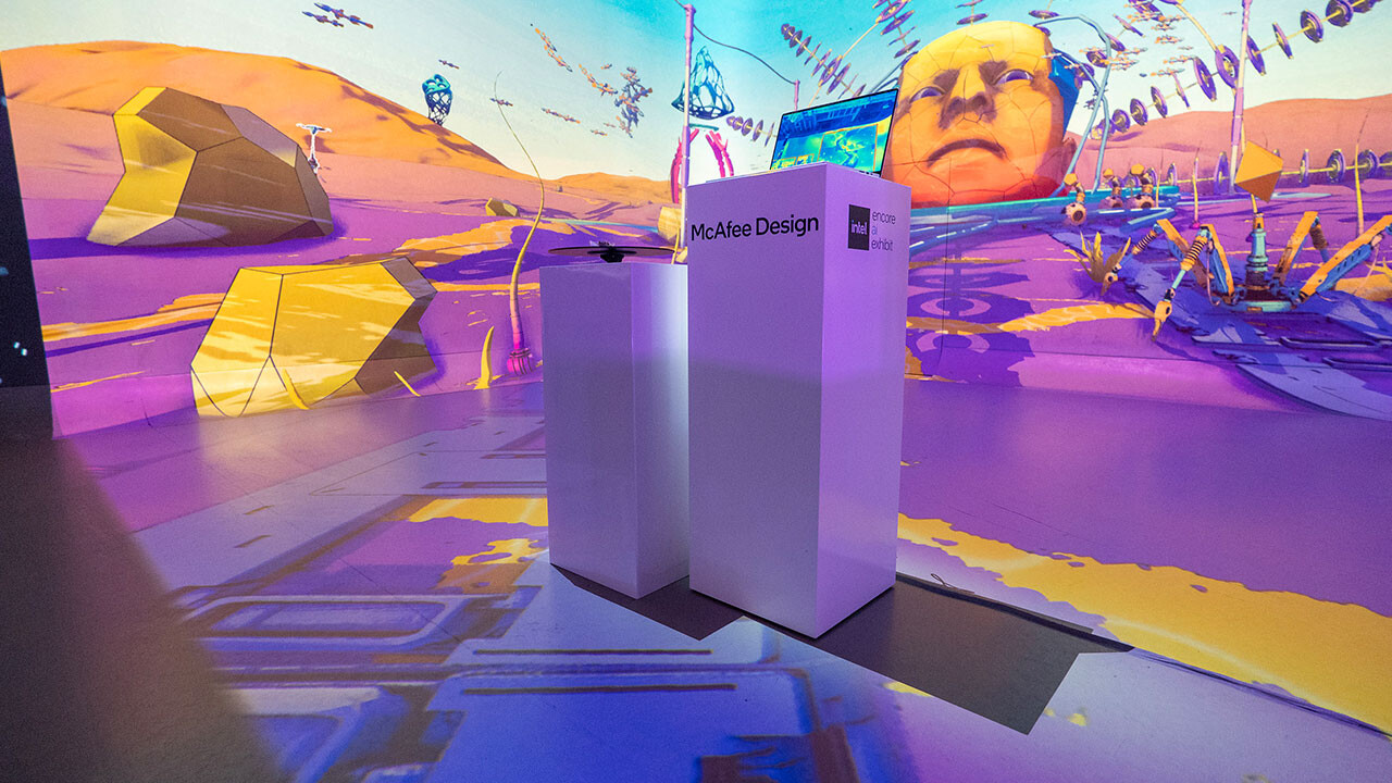 Intel Brings AI Art Exhibit to Toronto's Distillery District