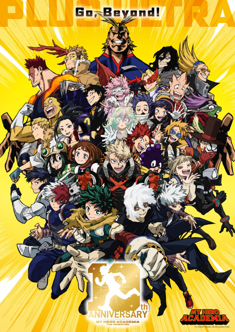 My Hero Academia 10th Anniversary Celebrates With New Visual My Hero Academia 10th Anniversary Celebrates With New Visual